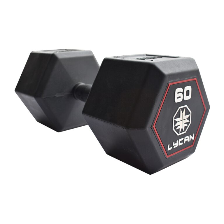 MANCUERNAS FULL RUBBER FILO ROJO – Lycan Fitness